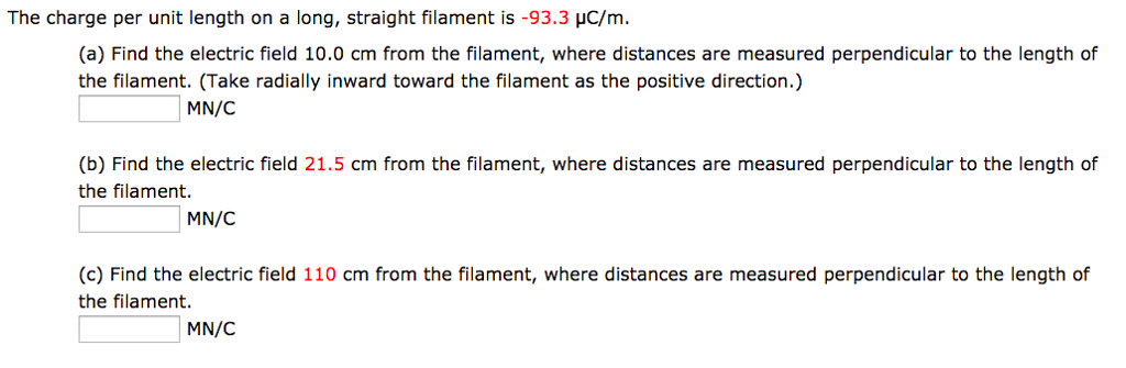 Solved The charge per unit length on a long, straight | Chegg.com
