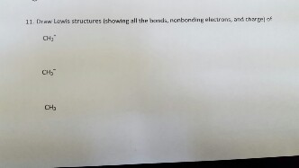 Solved Draw Lewis structures showing all the bonds, | Chegg.com