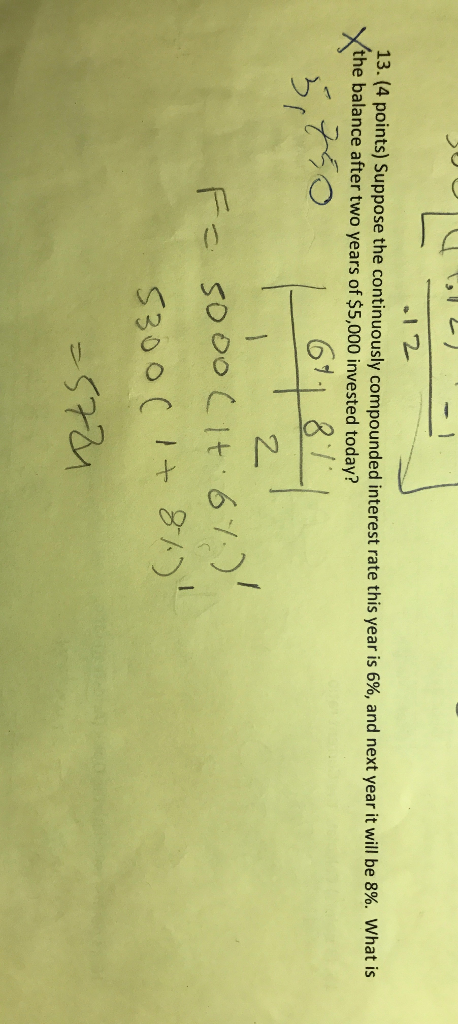 Solved Problem 4-13 (algorithmic) How much money must you | Chegg.com