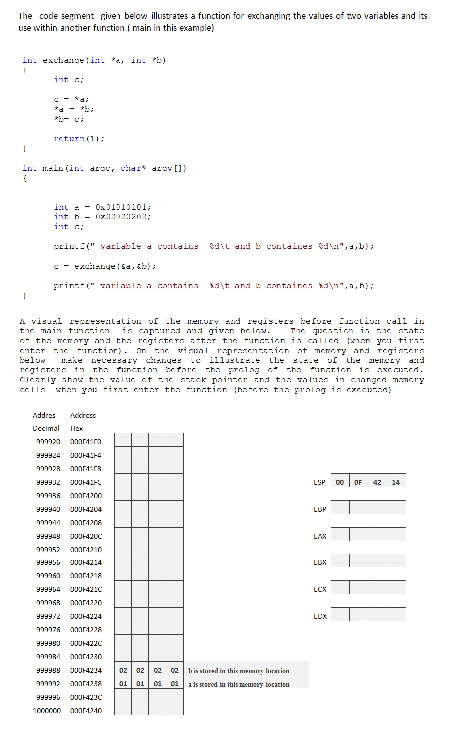 The code segment given below illustrates a function | Chegg.com