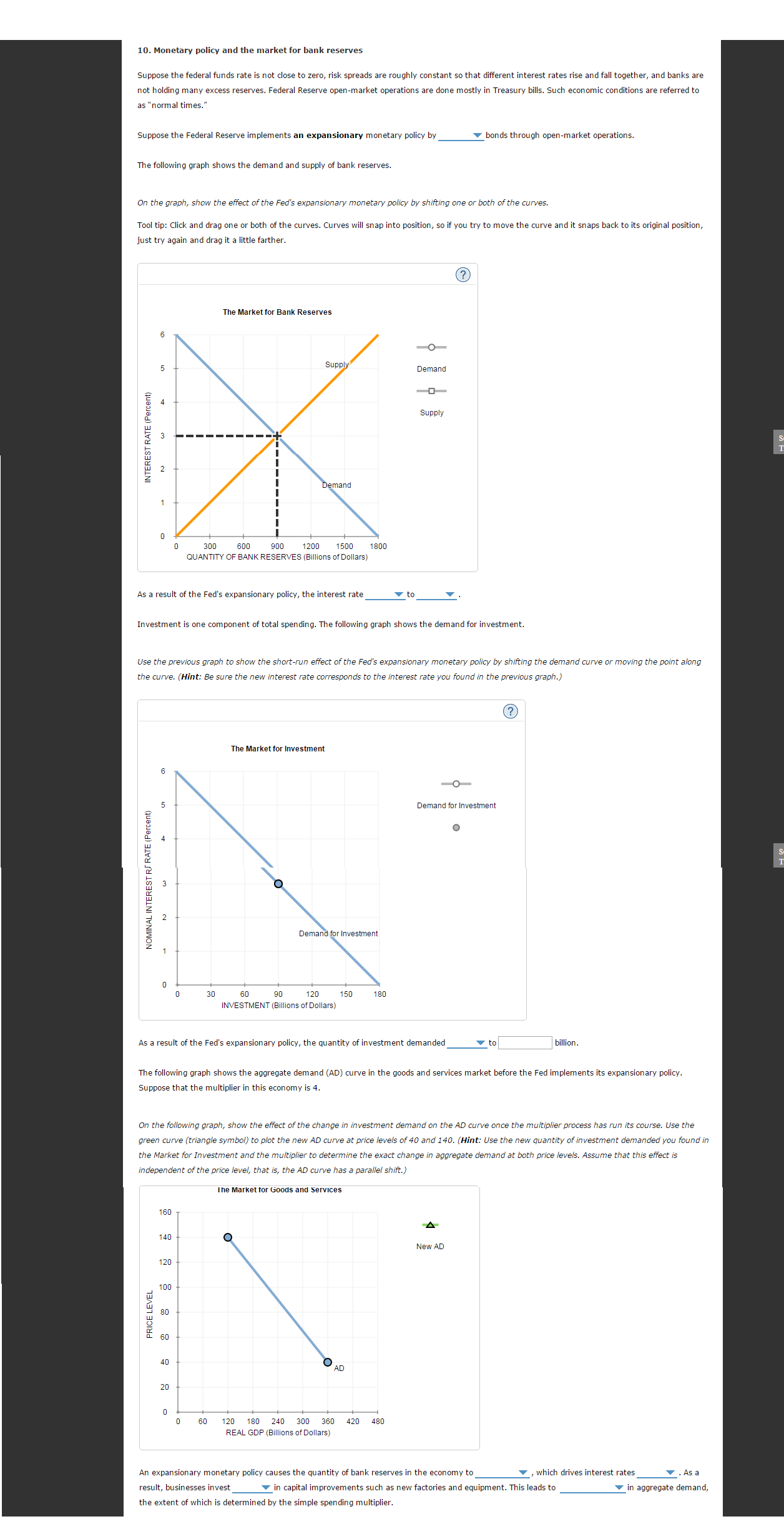 Solved: Monetary Policy And The Market For Bank Reserves S... | Chegg.com