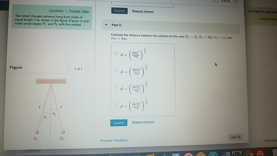 Solved Constants 1 Periodic Table Part A No Credit for | Chegg.com