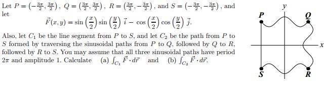 Solved Let P=(-3pi/2, 3pi/2), Q = (3pi/2, 3pi/2), R = | Chegg.com