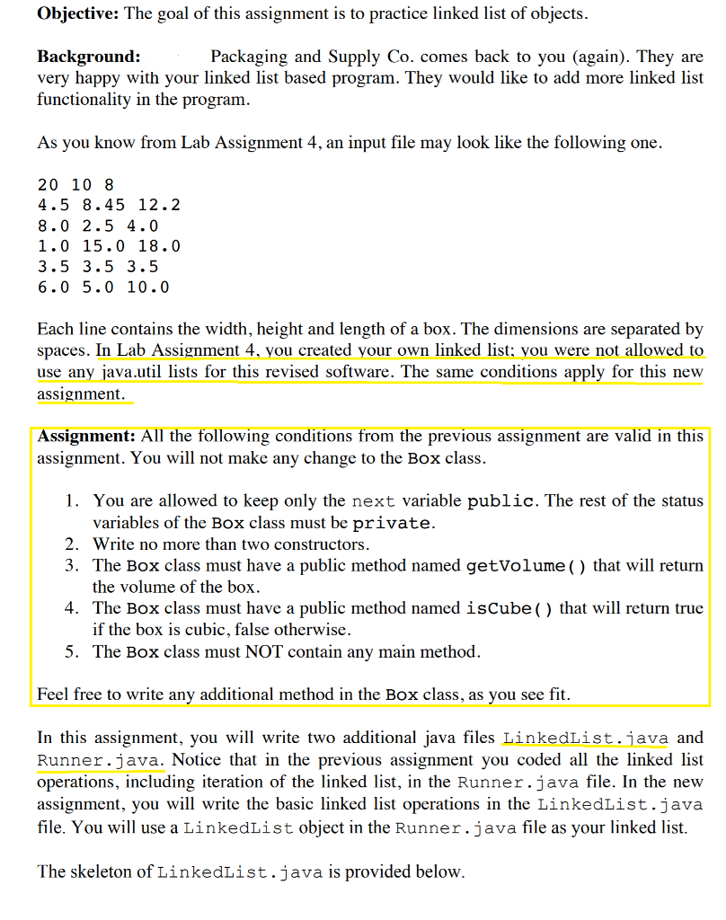 Solved Soo I have 3 files im currently doing, (Box.java), | Chegg.com