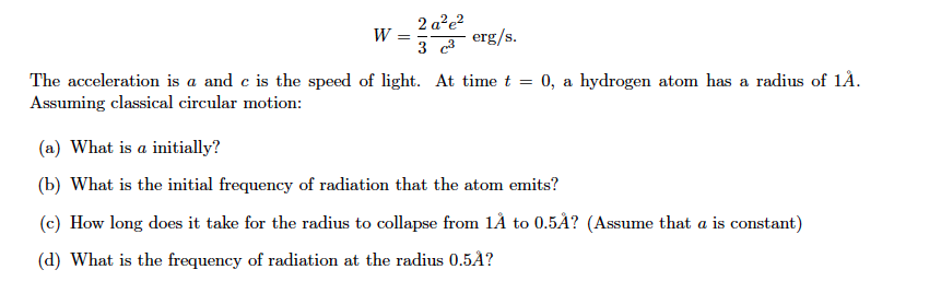 Solved In Classical Electromagnetic Theory An