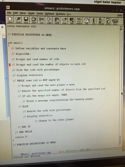 Programming C++ - functions and algorithms. The | Chegg.com