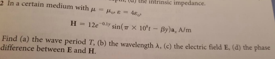 Solved In a certain median with mu = mu_0, epsilon = 4 | Chegg.com