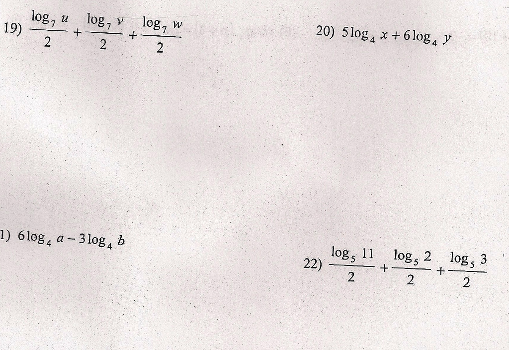 Solved Condense each expression to a single logarithm. 17) | Chegg.com