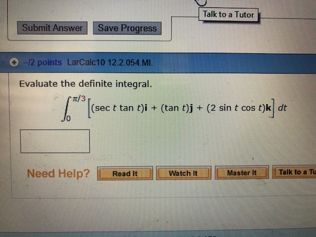 Solved Evaluate the definite integral. Integral^pi/3_0 | Chegg.com