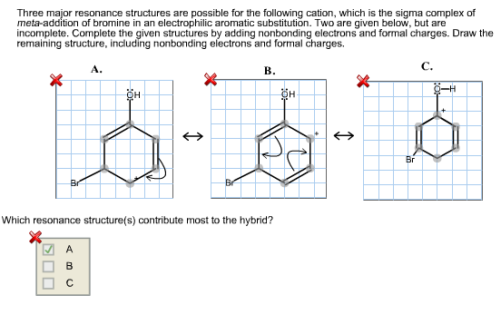 Solved Three major resonance structures are possible for the | Chegg.com