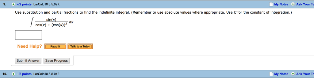 Solved Use substitution and partial fractions to find the | Chegg.com