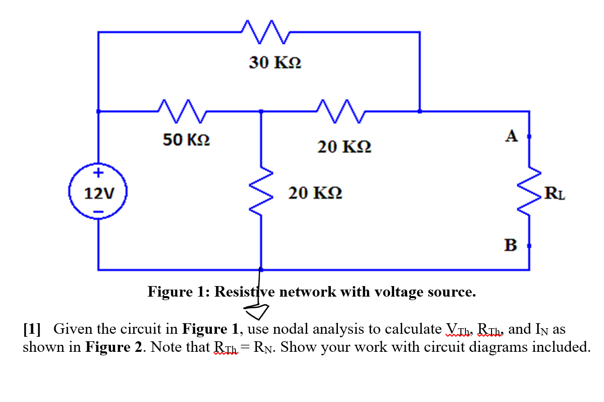 Solved Given The Circuit In Figure 1 Use Nodal Analysis 4985