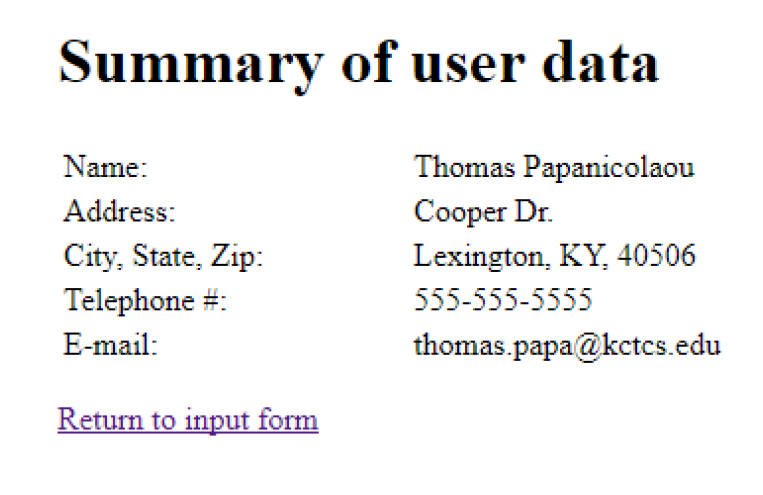 Solved PHP you need to create a form to allow the user | Chegg.com