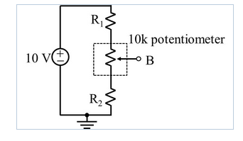 Solved Potentiometer Problem In the circuit shown, R1 = | Chegg.com