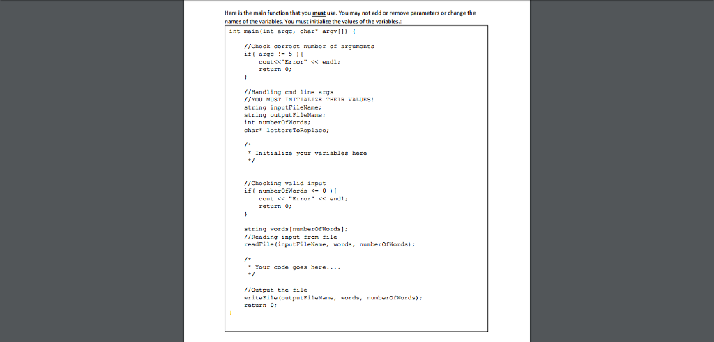 Solved Description: In this homework, you will implement | Chegg.com
