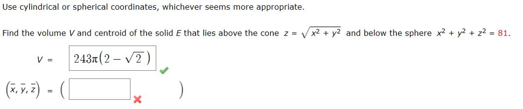 Solved I understand the first part but finding xbar, ybar, | Chegg.com