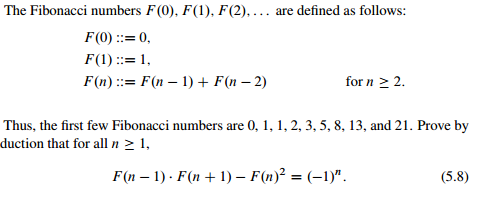 Solved The Fibonacci numbers F(0). F(1). F(2) are defined | Chegg.com