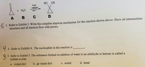 Solved Write the complete stepwise mechanism for the | Chegg.com