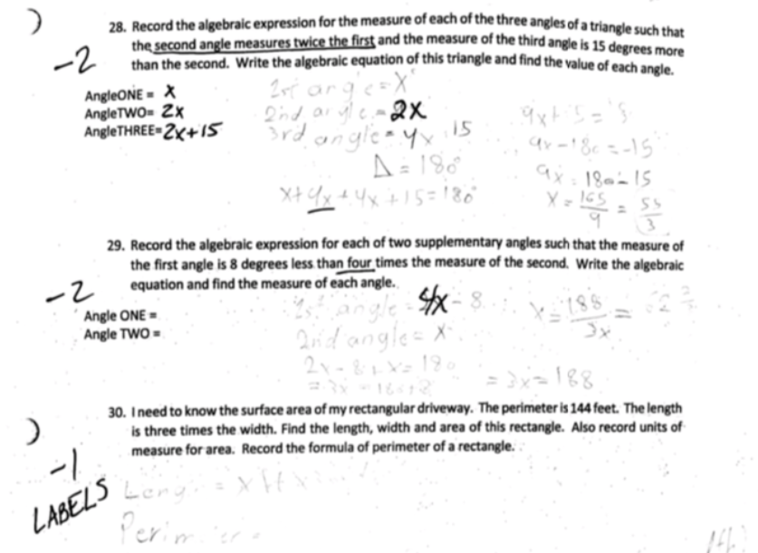 Solved measure of each of the three angles of a triangle | Chegg.com
