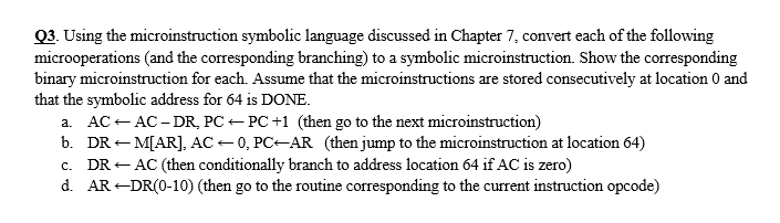 93 Using The Microinstruction Symbolic Language 