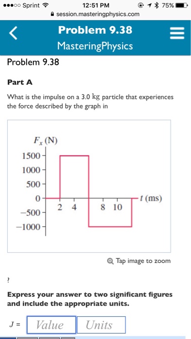 Solved What is the impulse on a 3.0 kg particle that | Chegg.com