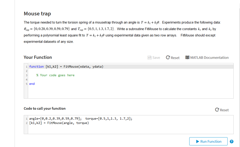 Solved Mouse trap The torque needed to turn the torsion | Chegg.com