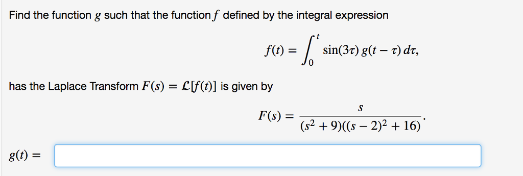 Solved Find the function g such that the function f defined | Chegg.com