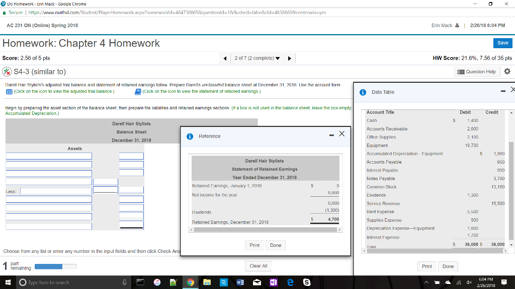 Solved Do Homework-Enn Mack-Google Chrome Secure https | Chegg.com