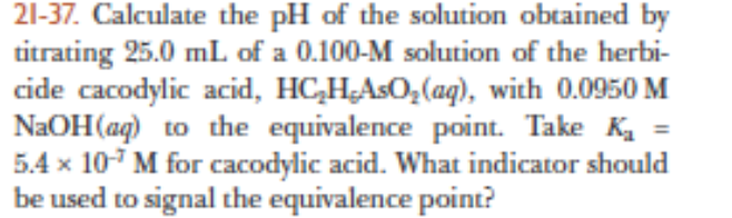 Solved Calculate the pH of the solution obtained by | Chegg.com