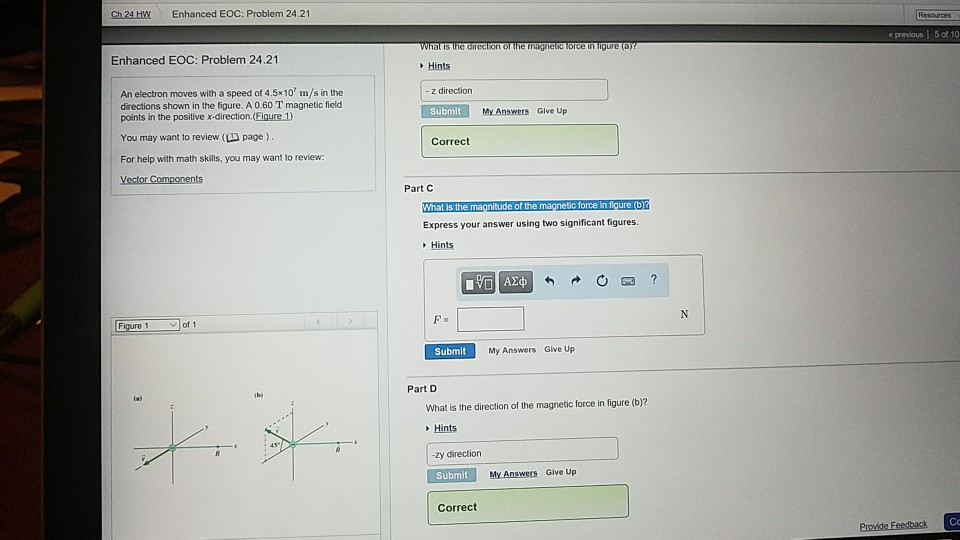 Solved Ch 24 HW Enhanced EOC: Problem 24.21 previous 5 of 10 | Chegg.com
