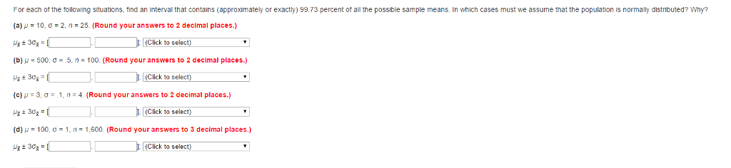 Solved For each of the following situations. find an | Chegg.com