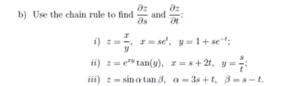 Solved Use the chain rule to find partial differential | Chegg.com