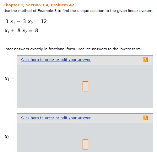 Solved Use the method of Example 8 to find the unique | Chegg.com
