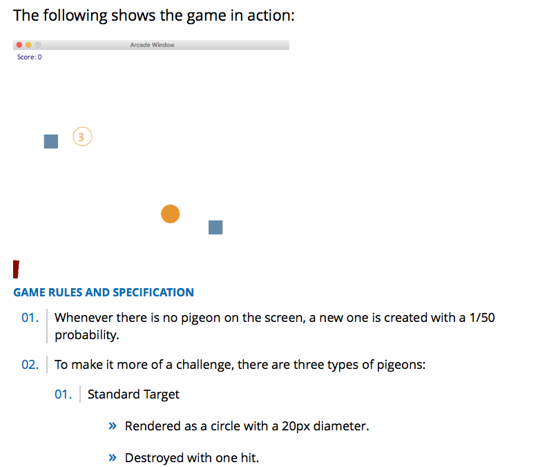 Programming and Data Structures I CS 241 Skeet | Chegg.com