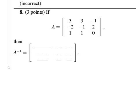 Solved 5. (2 points) If A and B are 4 x 4 matrices, det (A) | Chegg.com