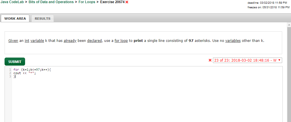 Solved Java Codelab Bits Of Data And Operations For 