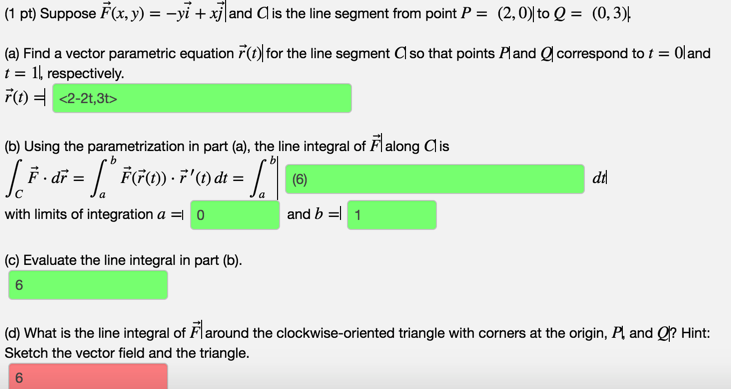 Solved Yi And A Is The Line Segment From Point P 2001 To E 