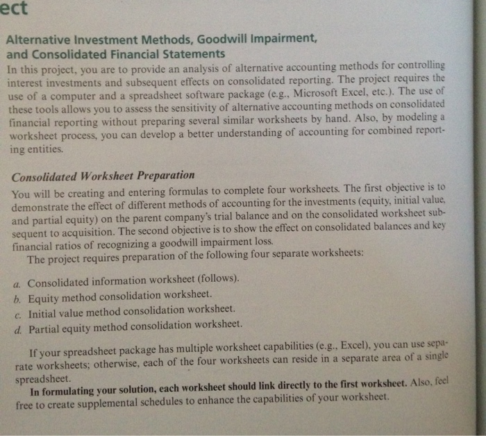 Solved In this project, you are to provide an analysis of | Chegg.com