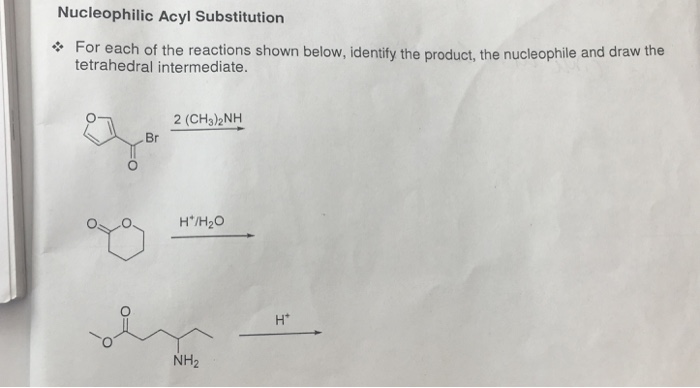 Solved For each of the reactions shown below, identify the | Chegg.com