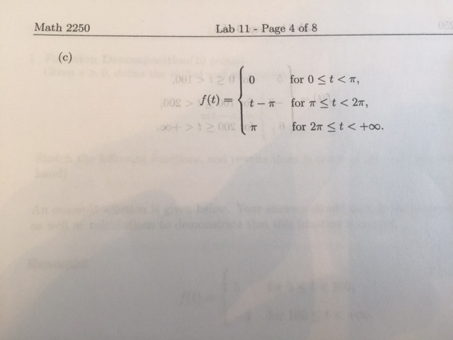 Solved Math 2250 Lab 11 Page 2 of 8 1. Function | Chegg.com