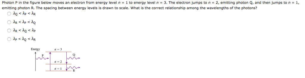 Solved Photon P in the figure below moves an electron from | Chegg.com