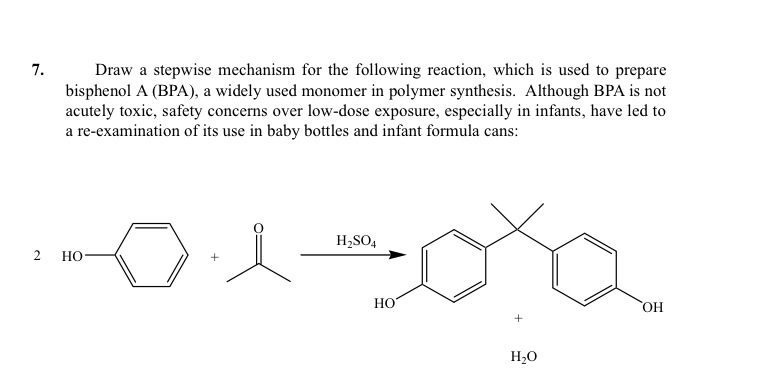 Solved Draw a stepwise mechanism for the following reaction, | Chegg.com