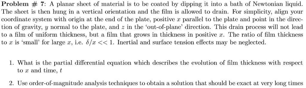 Problem # 7: A planar sheet of material is to be | Chegg.com
