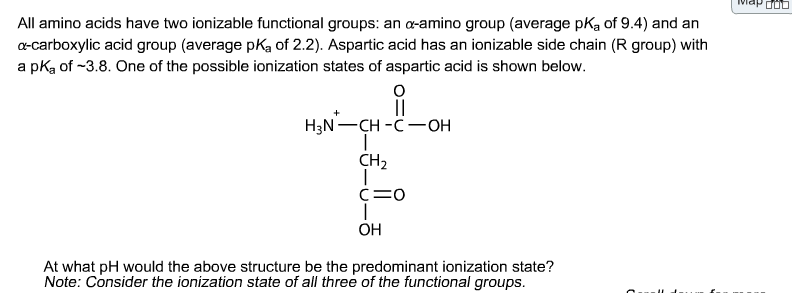 Aspartic Acid R Group