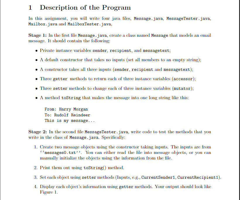 Solved In this Assignment you will write four java files, | Chegg.com