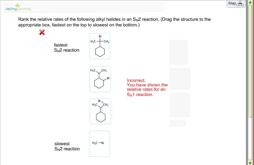 Solved Rank The Relative Rates Of The Following Alkyl