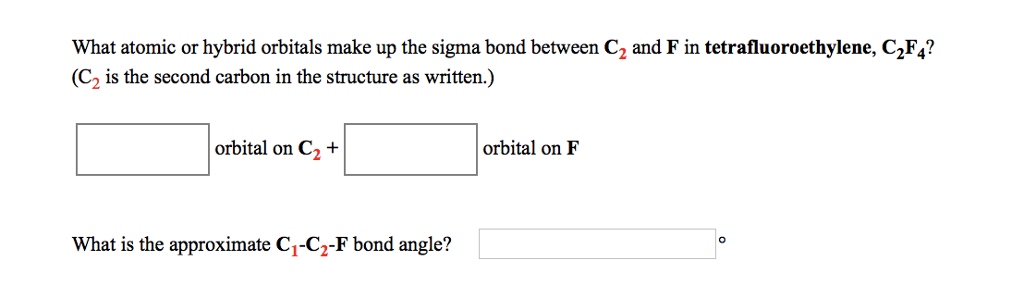Solved What atomic or hybrid orbitals make up the sigma bond | Chegg.com