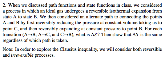 2. When we discussed path functions and state | Chegg.com