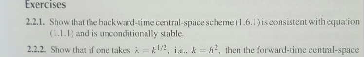 Solved Exercises 2.2.1. Show that the backward-time | Chegg.com