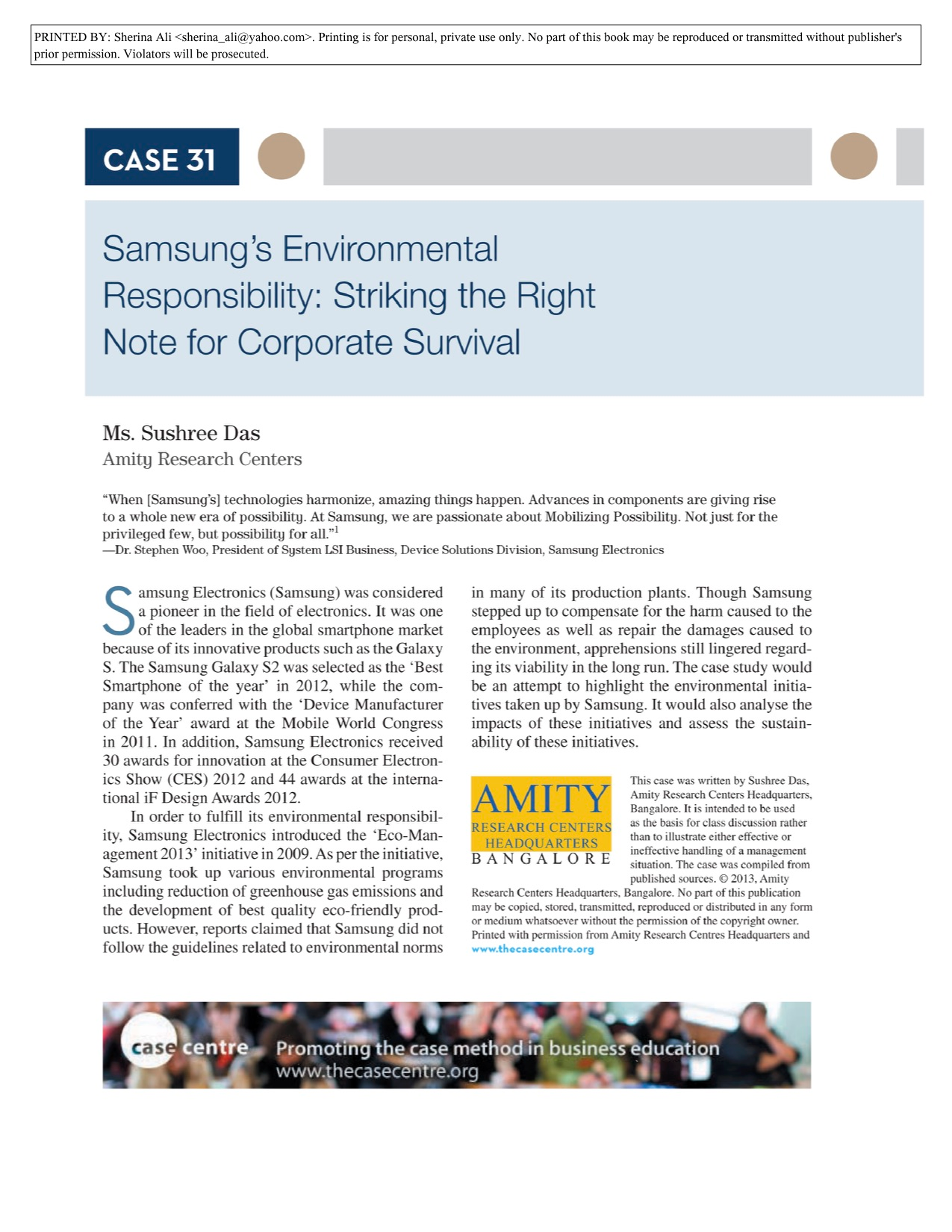 5. Question : 1. is samsung's CSR strategy ethical | Chegg.com